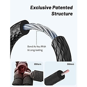 Phone Tripod Stand with Upgraded Phone Clip, Tupwoon Flexible Tripod for iPhone and Android Cell Phone, Portable Phone Stand for Video Recording, Camera, GoPro