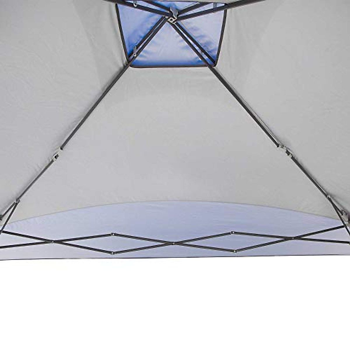 E-Z UP Spectator Instant Shelter Canopy, 13' x 13' with 169 sq ft of Shade, Vented Roof, Gray Dual Tone