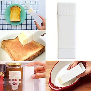 Butter Spreader Dispenser,Butter Stick Holder Spreader Rotating Butter Dish Dispenser with Lid,Butter Evenly On Pancakes, Waffles, Bagels, and Toast Dispenser Ensures Freshness