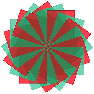 Landscape Light Filter, 18 Pieces Red Green Christmas Gel Light Filter, Colored Overlays Correction Transparency Film Plastic Sheets for Led Light or Reading, 11.7 x 8.5 Inches