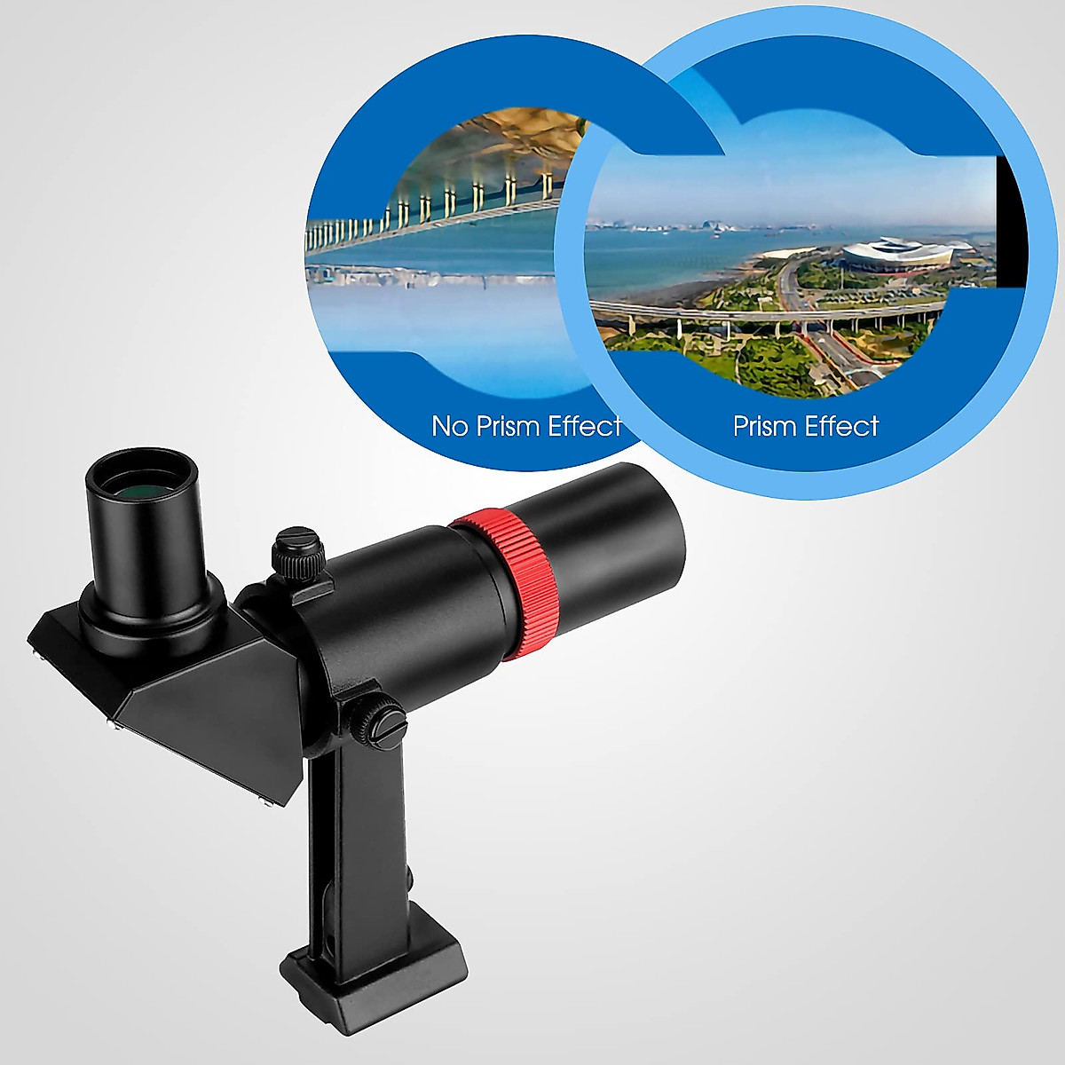 SVBONY SV182 Finderscope, Right-Angle Correct-Image Optical Finder, 6x30 Finder Scope for Astronomy Telescope, with Crosshair and Bracket