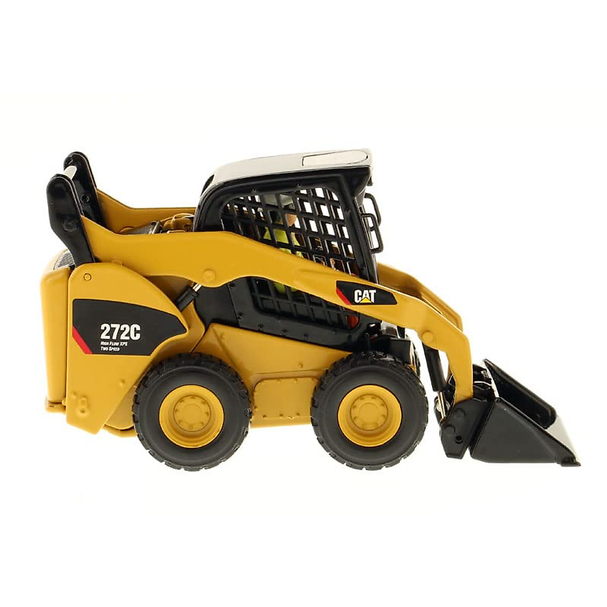 1:32 Caterpillar 272C Skid Steer Loader - Core Classics Series by Diecast Masters - 85167C (Comes with Pallet Fork and Grapple Bucket Attachment)