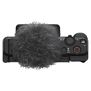 Sony ZV-1 II Vlog Camera for Content Creators and Vloggers (Black) (ZV-1M2/B) + Pro Mic + 64GB Card + Corel Photo Software + 2 x NP-BX1 Battery + Card Reader + LED Light + Soft Bag + More (Renewed)