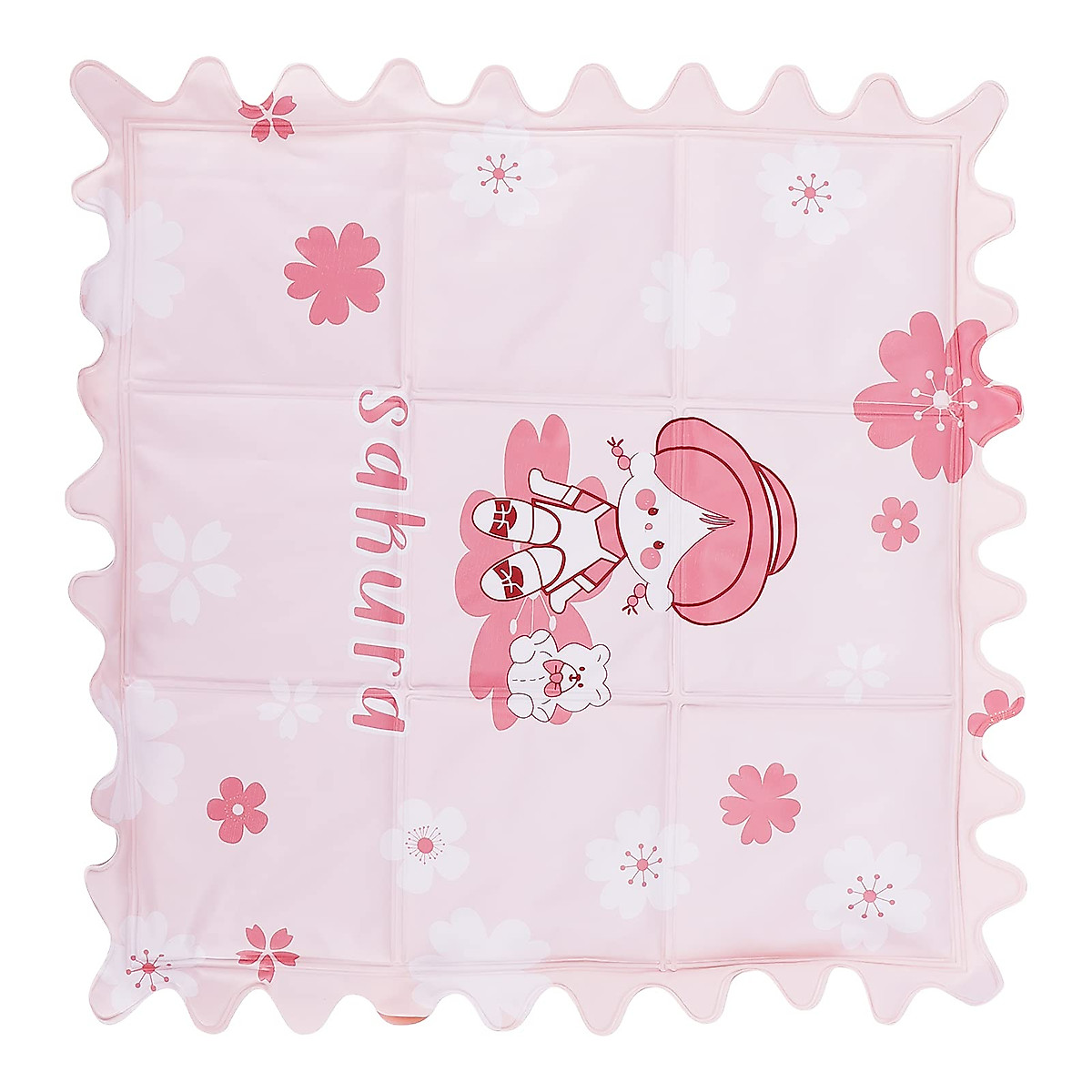 Tnfeeon Cooling Cushion Pad, Ice Pad PVC Liquid Ice Pillow Ice Pillow Block Waterproof Ice Pad for Home Office Chair Cars(7853)