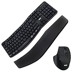 TechMagnet All in one Desktop Computer, Cheetah 6, Intel Core i5 6th Gen, 8GB DDR3, 480GB SSD, New Dual 24 inch Curved Display, Wireless Ergonomic Keyboard Mouse, Win 10 Pro (Renewed)