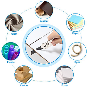 wapstibck 5 PACK Utility Knife Set, Stainless Steel Heavy Duty Multifunctional Retractable Box Cutter with 50 PCS SK5 Blades for Cardboard Packages Boxes Paper