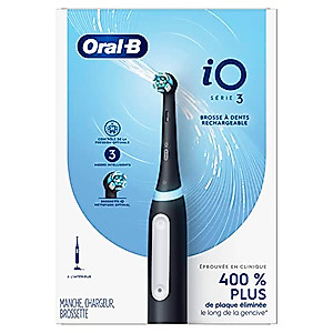 Oral-B iO3 Electric Toothbrush (1) with (1) Ultimate Clean Brush Head and (1) Charger