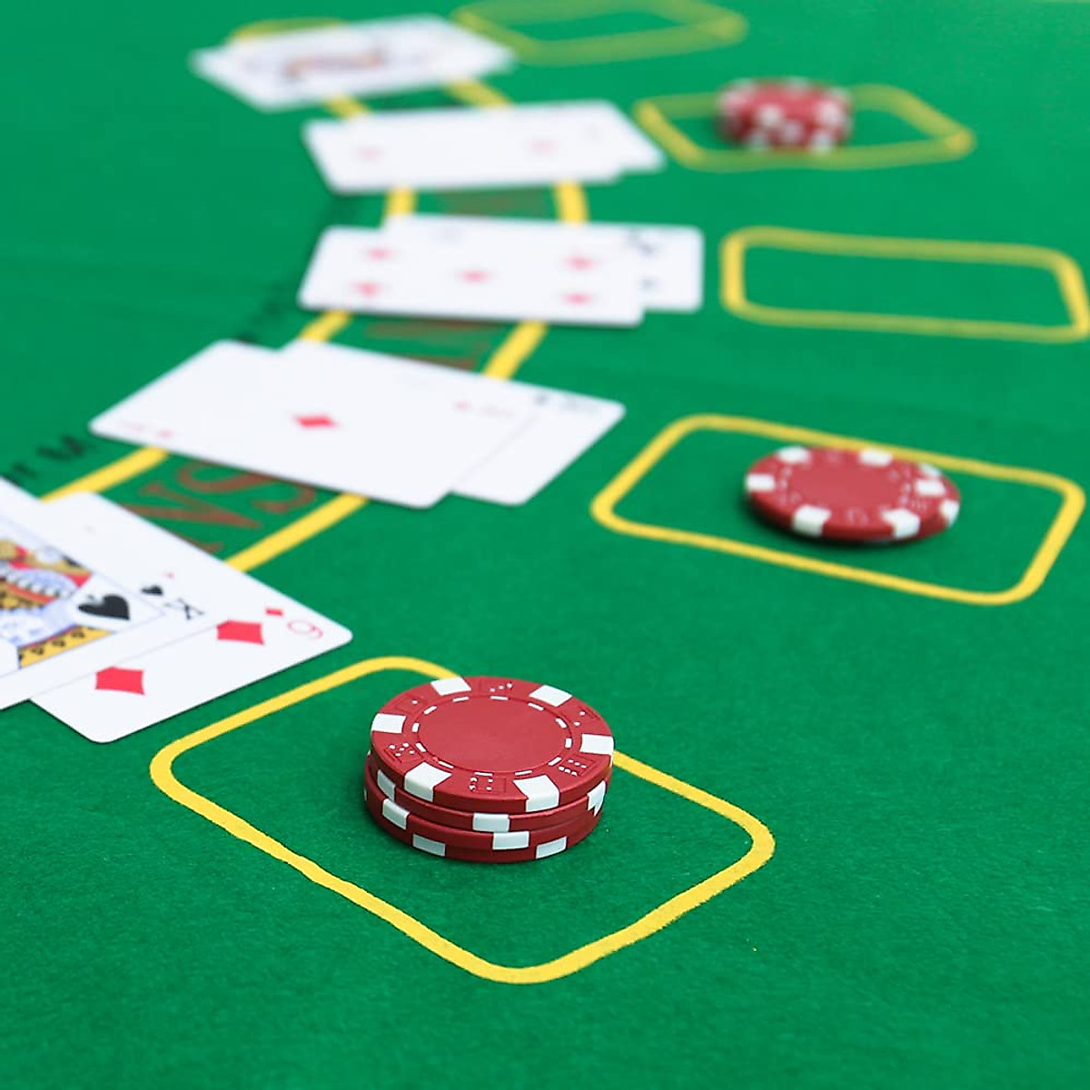 PLAYWUS Casino Poker Chip Set, 300 PCS Poker Chips with Aluminum Case,11.5 Gram Chip with Iron Insert for Texas Holdem Blackjack Gambling