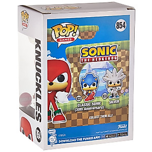 Funko POP! Games #854 Sonic The Hedgehog Limited Edition Flocked Knuckles
