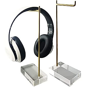 SCUUBE Headset Stand Headphone Stand Acrylic Mirror Earphone Holder Non-Slip Base Suitable for Earphone Gaming Save Space Headset Holder Headphones Holder