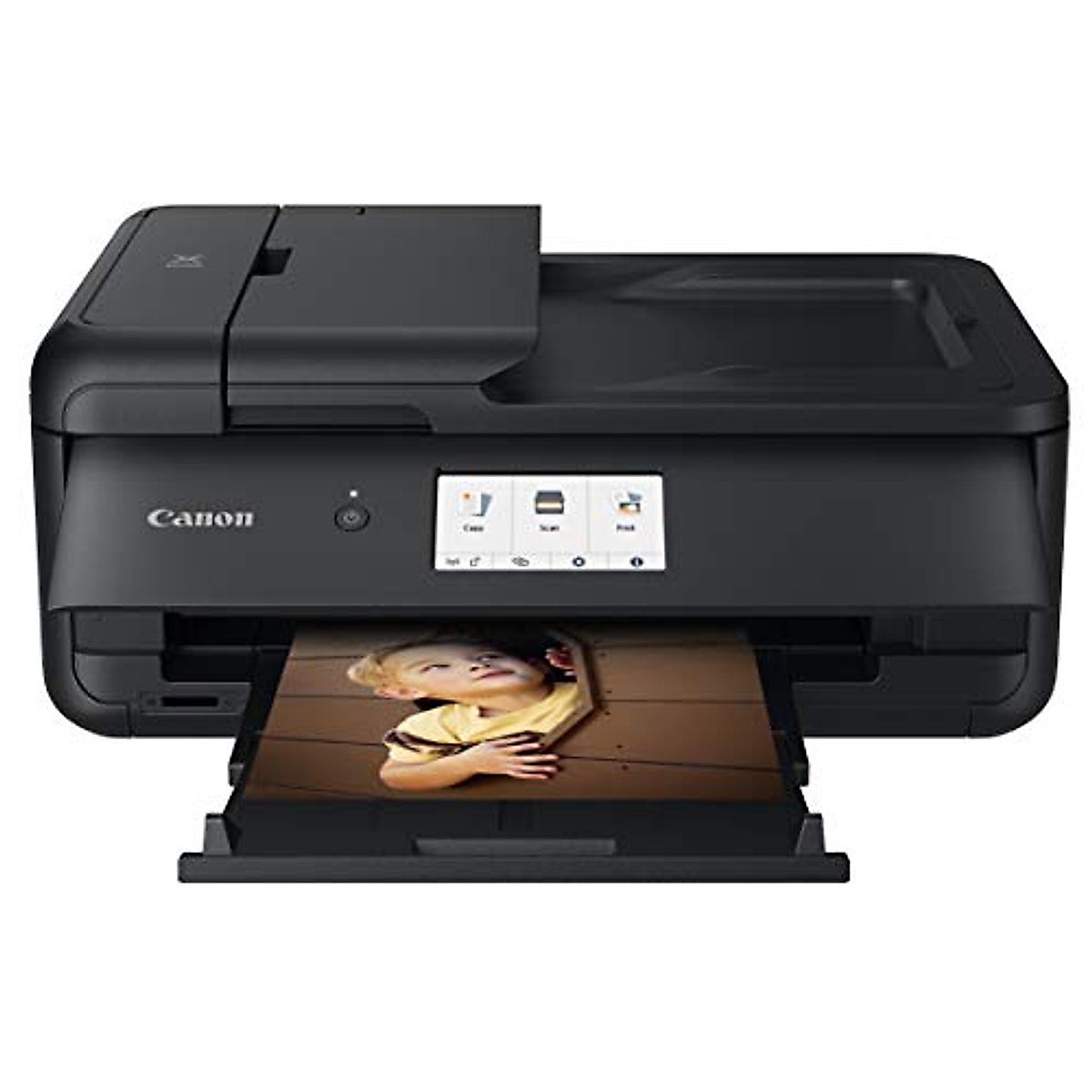 Canon PIXMA TS9520 All In one Wireless Printer Home or Office| Scanner | Copier | Mobile Printing with AirPrint and Google Cloud Print, Black, Works with Alexa, One Size