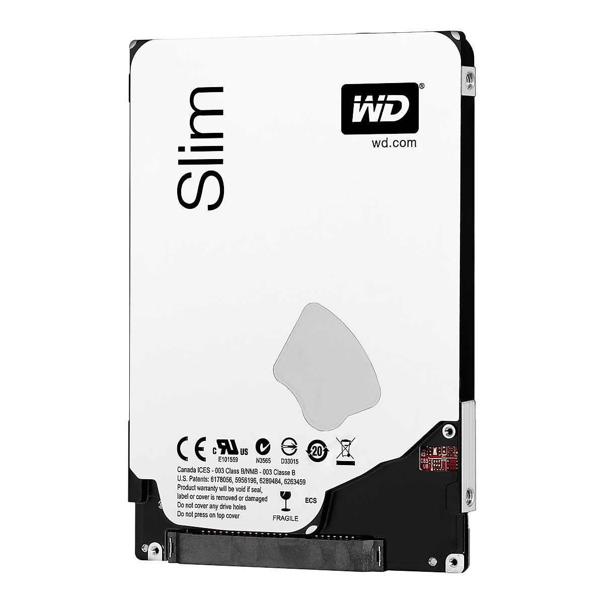 WD Blue 1TB Laptop 7mm Hard Drive: 2.5 Inch, SATA 6Gb/s, 5400 RPM, 8MB Cache (WD10SPCX),Black, grey