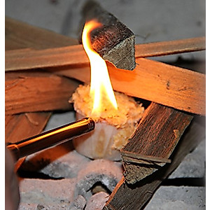 All Natural Fire Starters.15-20 Minute Burn for BBQ, campfire, charcoal, fire pit, wood & pellet stove, 30 Extra Large Waterproof for Indoor/Outdoor Made in USA