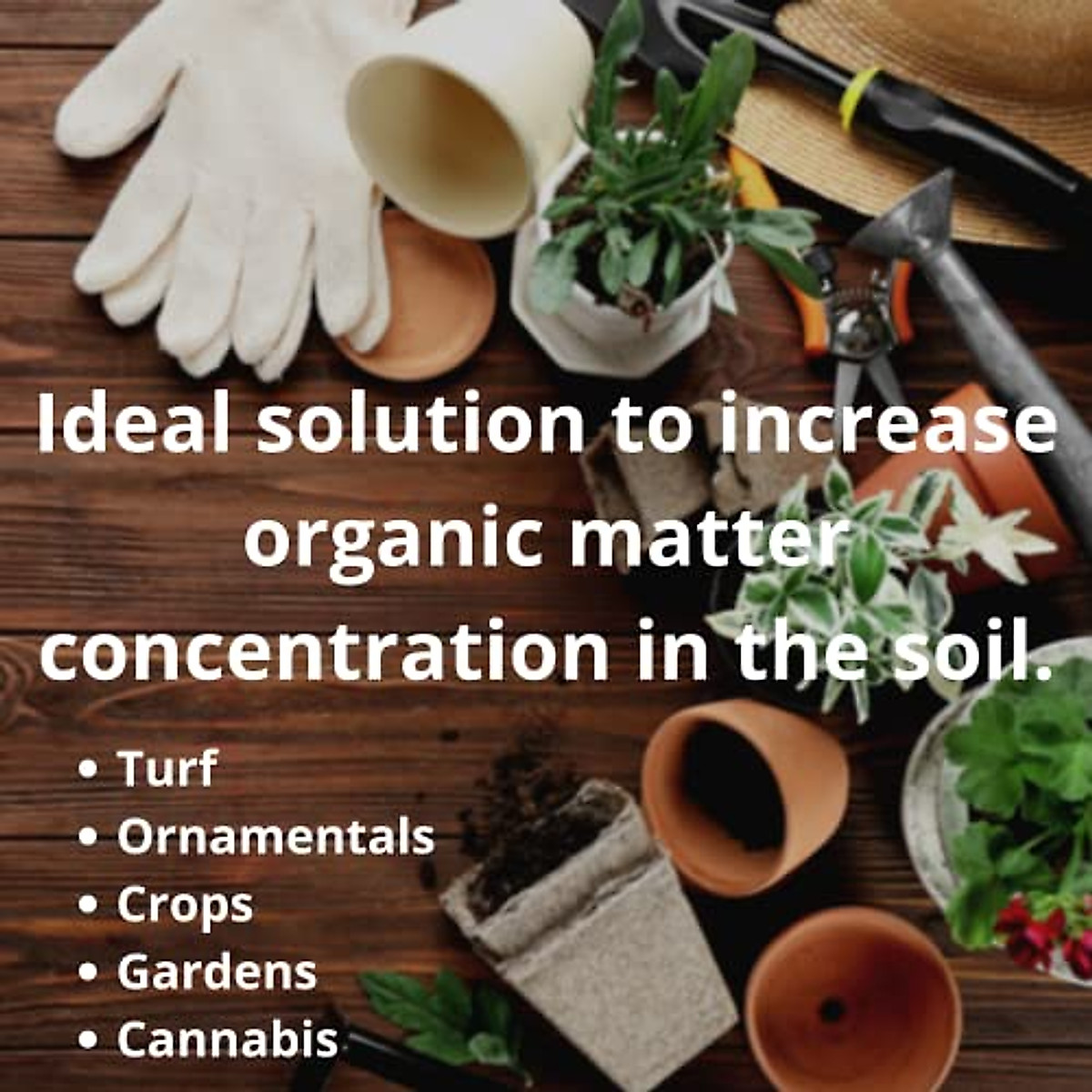 Live Earth Products Organic Soil Conditioner Granules - All Natural Humate Product with Humic Acid and Fulvic Acid for Lawn, Vegetable Garden, Trees, Shrubs, and Flowers - 15 lbs, (Three 5-Pound Bags)