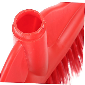 TOBBOMEY 2pcs Plastic Broom Head Outdoor Broom Head Floor Broom Head Broom Replacement for Broom Refill Broom Head Sweeper Head for Clean Home Accessory Household Broom Part Red