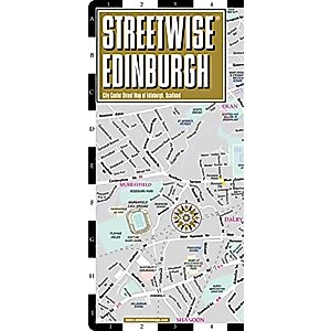 Streetwise Edinburgh Map - Laminated City Center Street Map of Edinburgh, Scotland (Michelin Streetwise Maps)