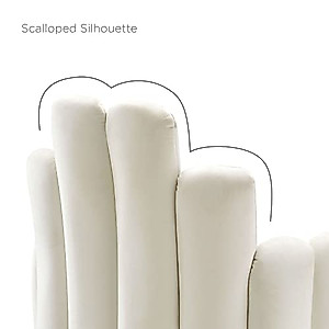 Modway Viceroy Dining Chairs, Gold White