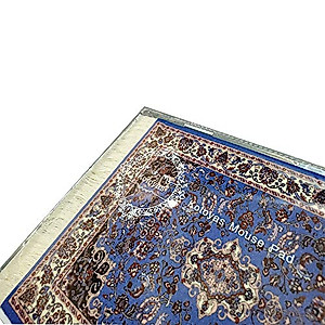 kotoyas Rug Mouse Pad, 2 Pack Woven Rug Bohemian Carpet Mouse Pad for Table Décor