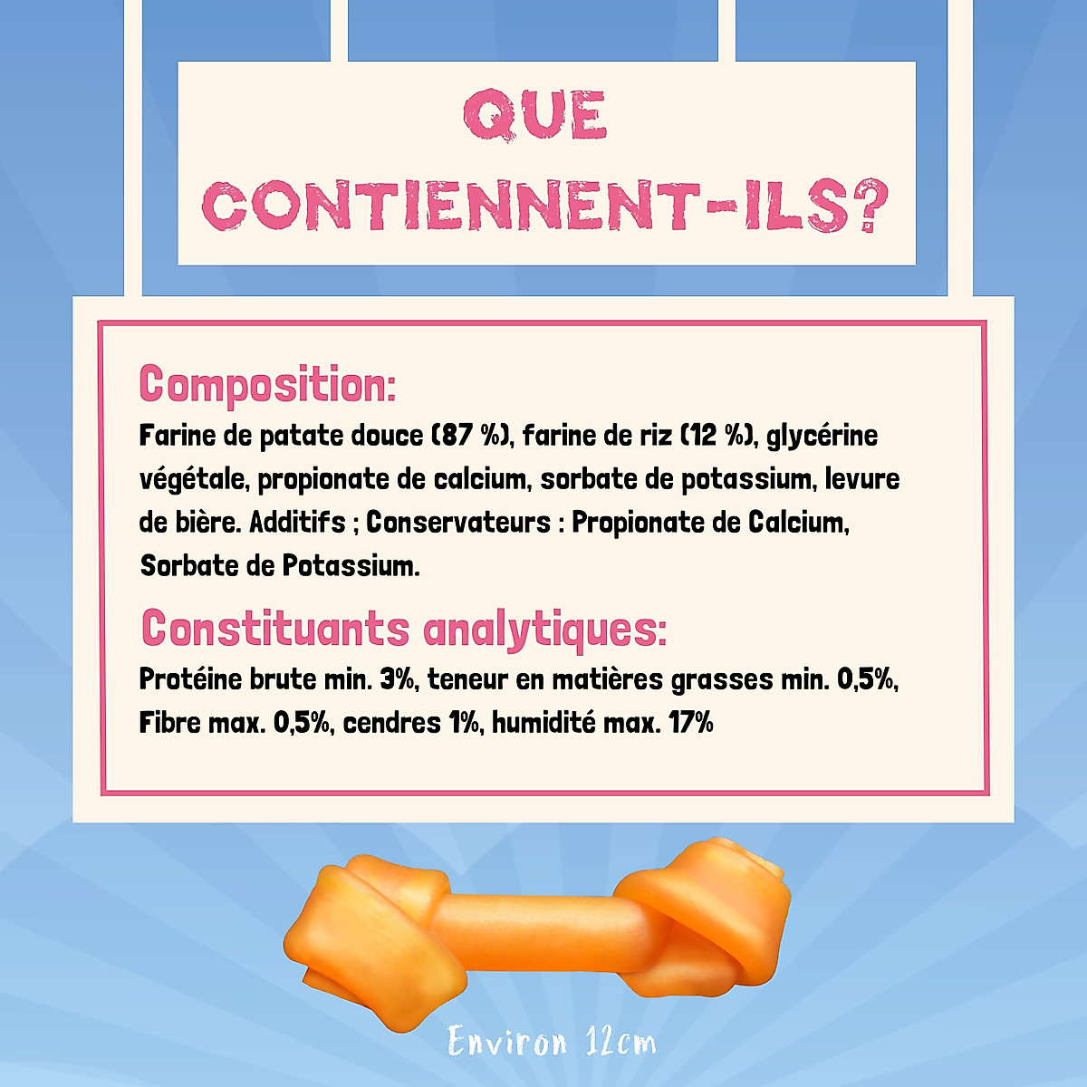 Benevo Vegan Pawtato Knots Large