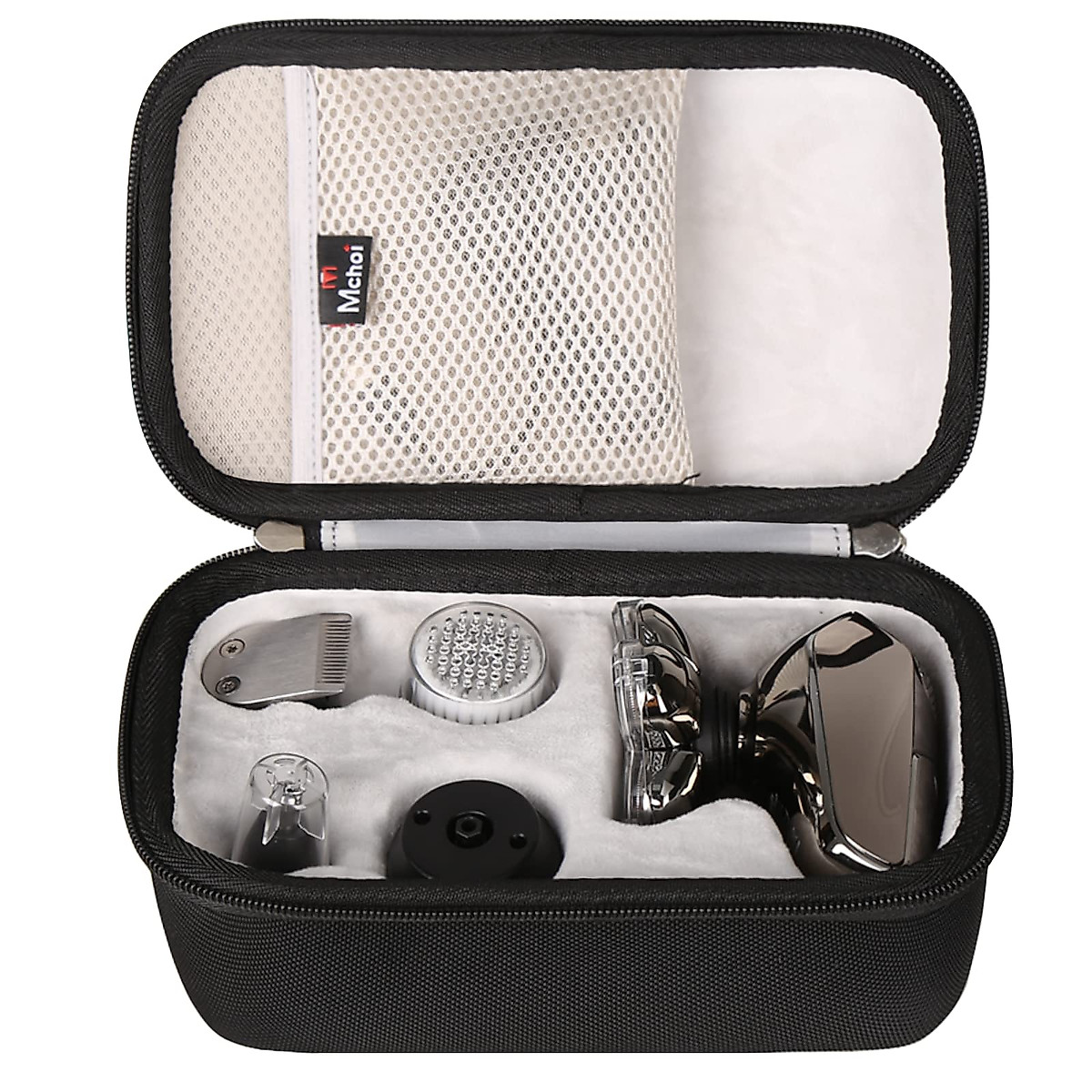 Mchoi Hard Carrying Case Suitable for AidallsWellup Men’s 5-in-1 Electric Head Shaver, Travel Protective Carrying Storage Bag, Case Only