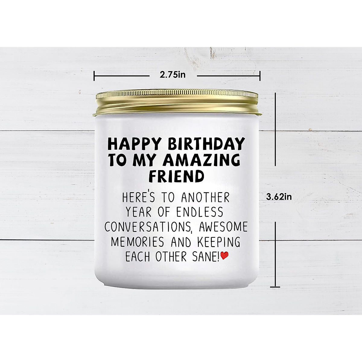 POTENTIA Birthday Gift for Women Happy Birthday Candle Birthday Gift Ideas for Her and Him Best Friend Female Girl Coworker Bestie Men BFF Gift 9Oz Lavender Scented Candle with Gift Ready Premium Box