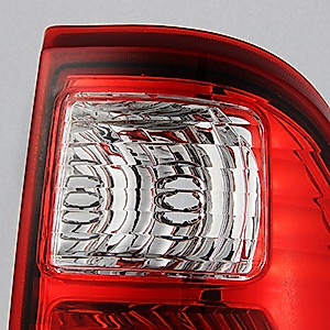 AKKON - For Ford F250/F350/F450 Superduty OE Replacement Red Clear Tail Lights Driver/Passenger Rear Lamps Pair