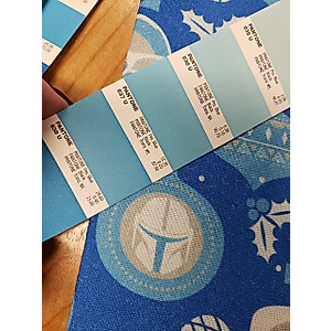 Bioworld Star Wars The Mandalorian Grogu Holiday Blue & White Dish Towel