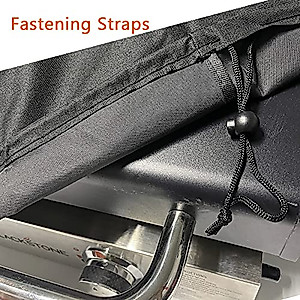 Grill Cover for Blackstone 17 inch & 22 inch Griddle with Hood and Stand, Outdoor Heavy Duty 600D Polyester Griddle Cover for Blackstone 17 inch & 22 inch Griddle