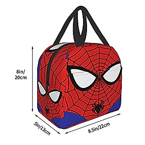 ACIQIUOL Lunch Bag for Boys - Lunch Box Reusable Prepare Lunch Box for Meal School Travel Tote Daily Storage M