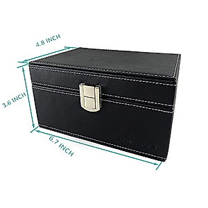 BENVWE Car Key Signal Blocker Box with Large Capacity, Call & RFID Signal Blocking Box, Faraday Cage Key Fob Protector, Anti Theft Keyless Car Security Box for Cellphone, Cards, Car Keys.