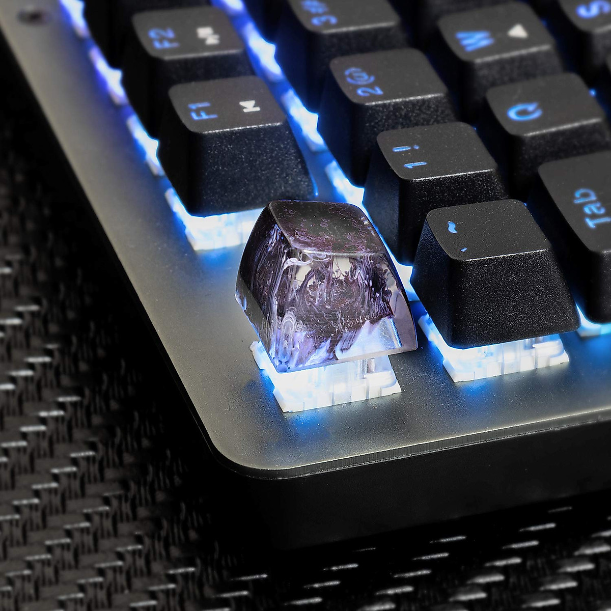 IFYOO Chinse Ink Style Resin Keycaps, Creative DIY Handmade Personalized Customized Translucent for Mechanical Gaming Keyboard SA Keyboard Key Caps