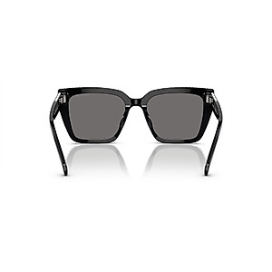 SWAROVSKI SK6013 Sunglasses, Black/Dark Grey Polarized, 54 mm