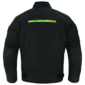 PROFIRST Motorbike Men’s Riding Jacket Motorcycle Jacket for Men Waterproof Jacket CE Armored Protection (US, Alpha, XX-Large, Regular, Regular, Green)