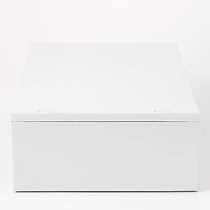 MUJI B7S7033 Storage Case, ys/m, White/Grey