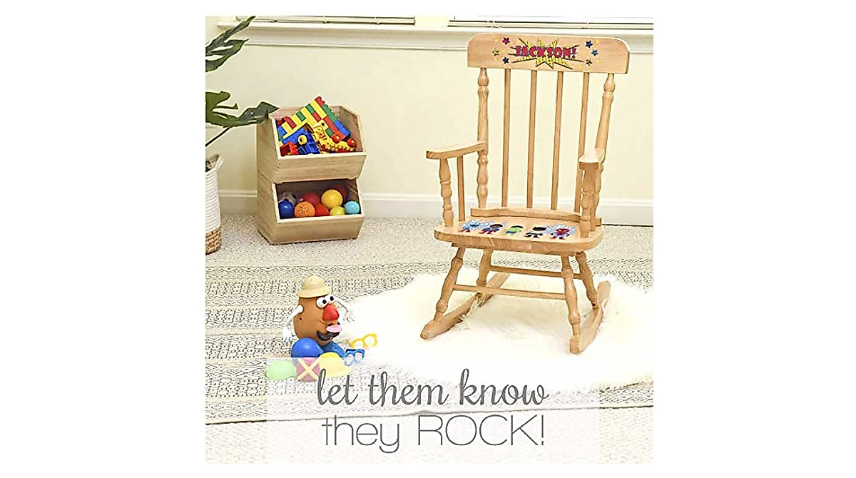 Personalized Butterfly Rocking Chair for Kids
