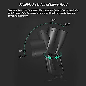 Godox V1-C Round Head Camera Flash Speedlite for Canon, 2.4G Wireless 1/8000S HSS Flash for Canon 6D 7D 50D 60D 500D 550D 600D 650D etc, Suitable for Wedding Portrait Studio Outdoor Photography