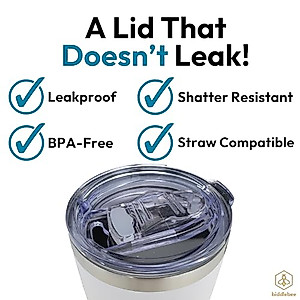 Biddlebee 20oz Coffee Tumbler with Leakproof Lid – Birthday Gift for Women, Best Friend, Sister, Teacher Appreciation, Unique Mom Gift from Daughter