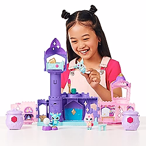 Magic Mixies Mixlings Magic Castle Super Pack, Expanding Playset with Magic Wand That Reveals 5 Magic Moments and 2 Collector's Cauldrons, for Kids Aged 5 and Up, Amazon Exclusive