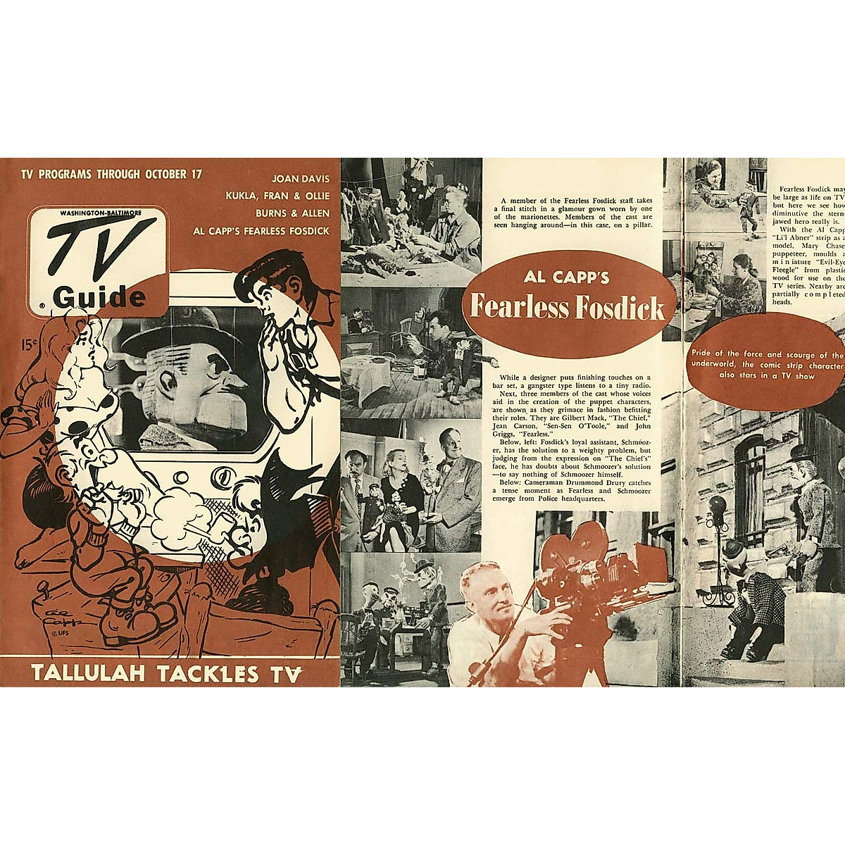 Primeval TV Puppet Shows DVD from 1950s: Fearless Fosdick, UNK and Andy, Topsy Turvy Theatre & More!