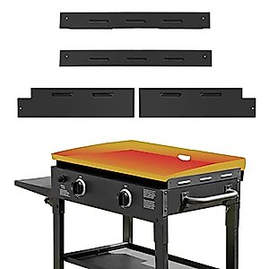 ClimbFun Wind Guard for Blackstone 28 Inch Griddle Wind Screen Blackstone Griddle Accessories Grill Wind Blocker Flat Top Gas Grill Compatible with Rear Grease Cup Hood Lid Side Shelf……