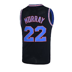 TUEIKGU #22 Basketball Jersey for Men Movie Couples Halloween Costume (Black, Medium)