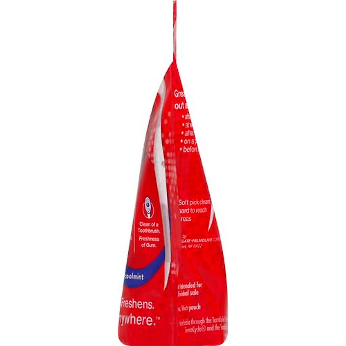 Colgate Optic White Wisp Disposable Mini Toothbrush, Cool Mint - 24 Count