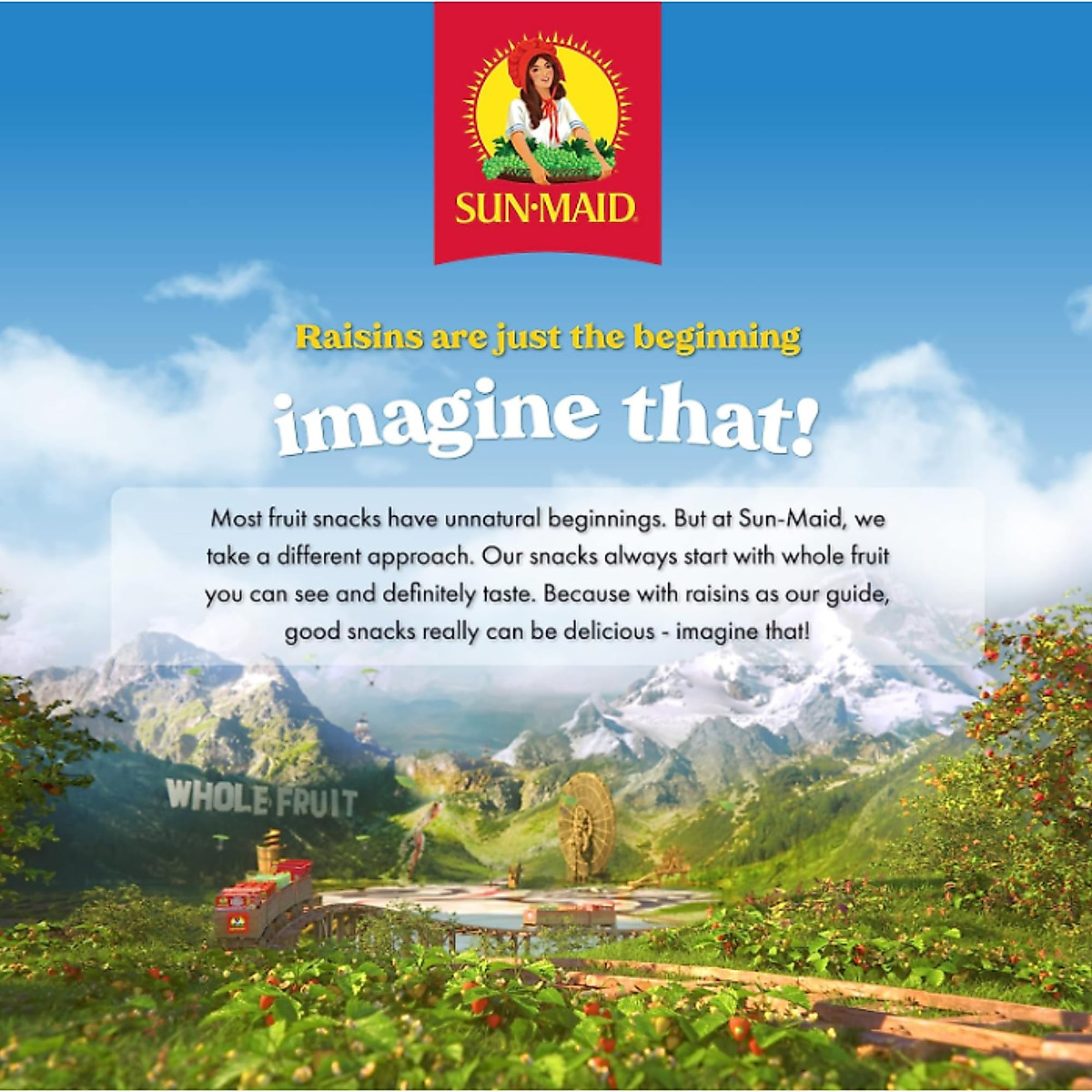 Sun-Maid Vanilla Yogurt Coated Raisins - (6 Pack) 1 oz Snack-Size Box - Yogurt Covered Dried Fruit Snack for Lunches and Snacks