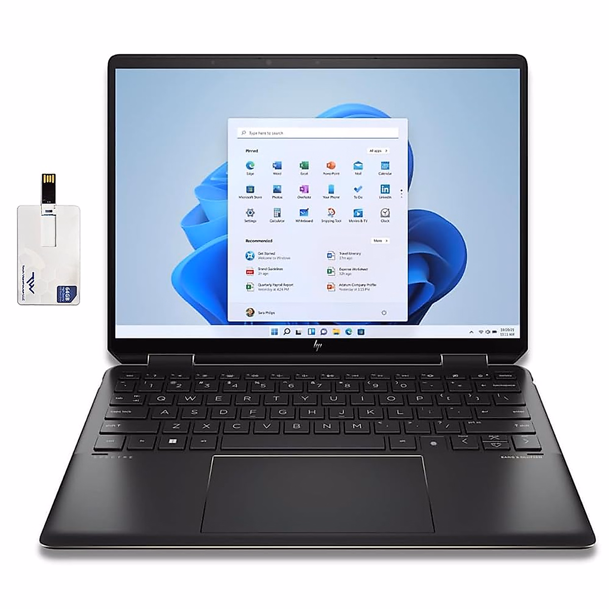 HP Spectre 2024 x360 Luxury 14T Intel Core Ultra 7 155H, Win 11 Pro (i7-1255U | 32GB | Win11Pro)