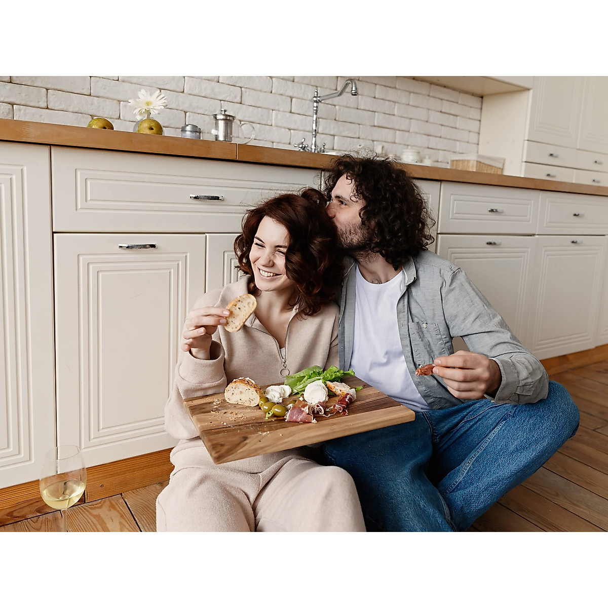 Wedding Anniversary Gifts for Women, for Couple or Bride - Walnut Personalized cutting boards, Engraved wooden cutting board, Custom cutting board, Bridal shower gift, Christmas gifts for Mom