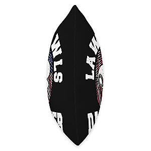 Lawn Bowls Daughter Design Co. American Flag Fingerprint Patriotic Lawn Bowls Daughter Throw Pillow, 16x16, Multicolor