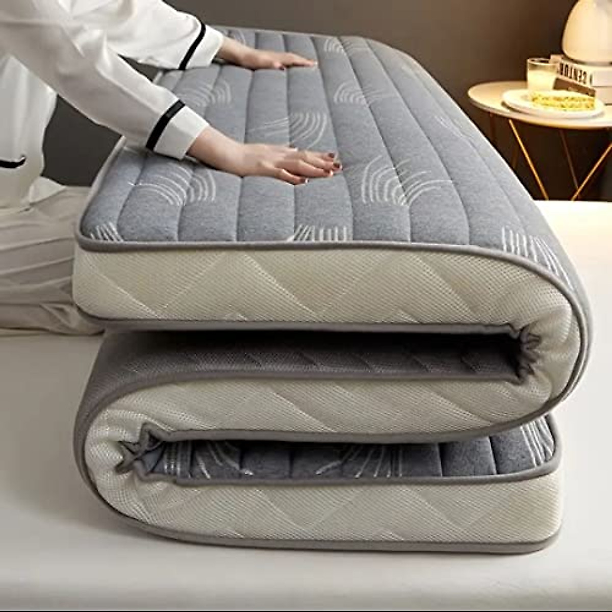 zyhfcfff-sd Double Mattress,Confortable Memory Foam Mattress, Medium Firm Soft Over Mattress, Mattress King Size,Single Mattress,6cm/10cm Thick Ideal for Guest Beds, Bunk Beds, Spare Room.