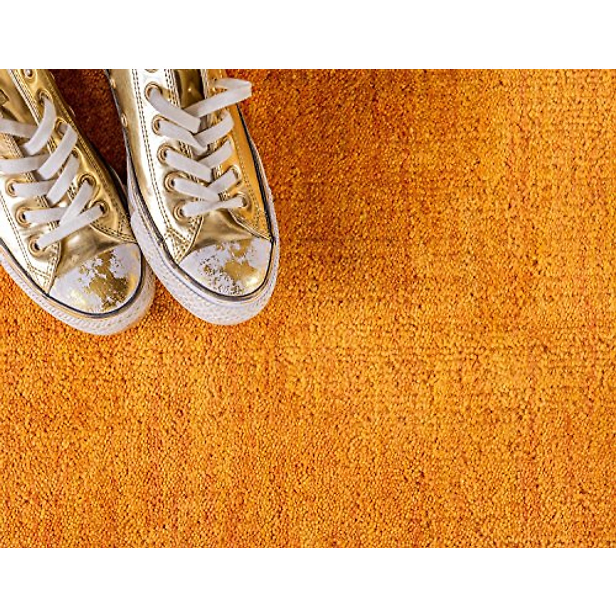 Unique Loom Solid Gava Collection 100% Natural Twisted Wool Modern Terracotta Area Rug (8' x 12')