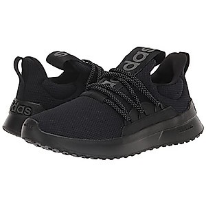adidas Men's Lite Racer Adapt 5.0 Running Shoe, Black/Black/Grey, 10.5