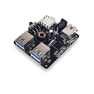 Treedix USB 3.0 HUB Expansion Board ROS Robot Trolley Expansion Dock Splitter Compatible with Raspberry PI JETSON NANO